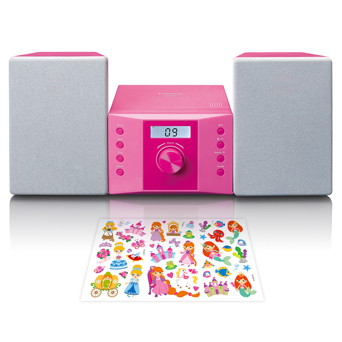 ΜΙΝΙ ΗΧΟΣΥΣΤΗΜΑ HI-FI ΜΕ ΕΞΩΤΕΡΙΚΑ ΗΧΕΙΑ 2X2W MC-013PK - shophere.gr