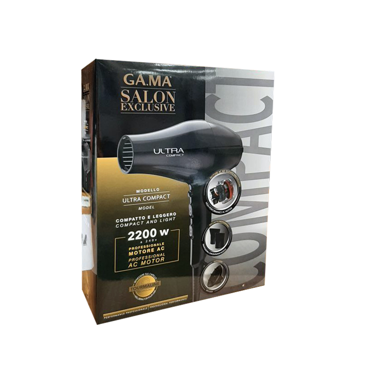 ΕΠΑΓΓΕΛΜΑΤΙΚΟ ΠΙΣΤΟΛΑΚΙ ΜΑΛΛΙΩΝ 2200W ULTRA COMPACT ION - shophere.gr